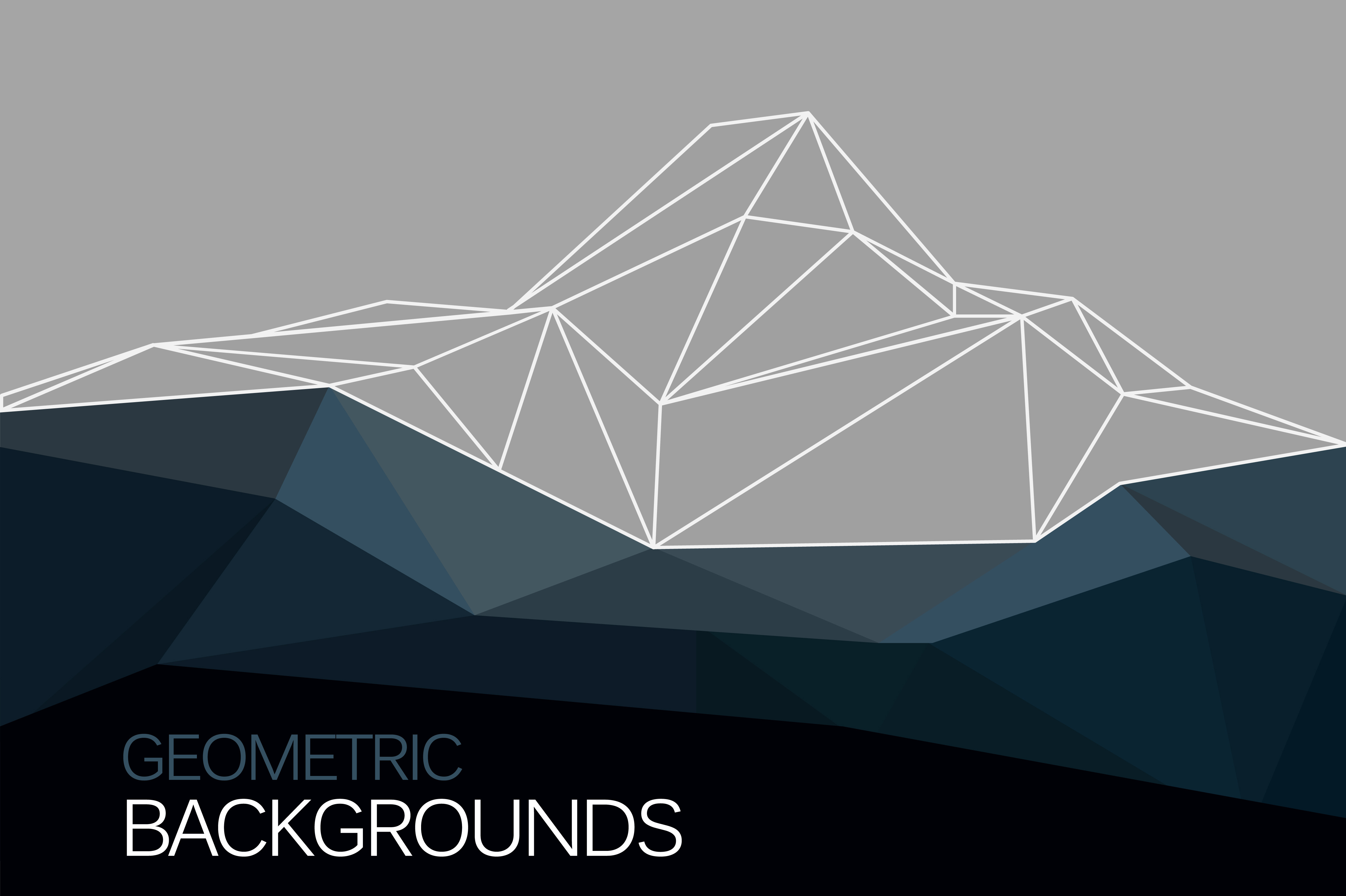 Vector polygonal mountain, a Templates & Theme by Librebird