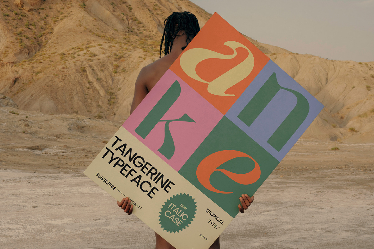 Tangerine - Retro Font, a Sans Serif Font by Tropical Type