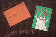 Easter bunny greeting cards, a Card Template by Alex and Aris