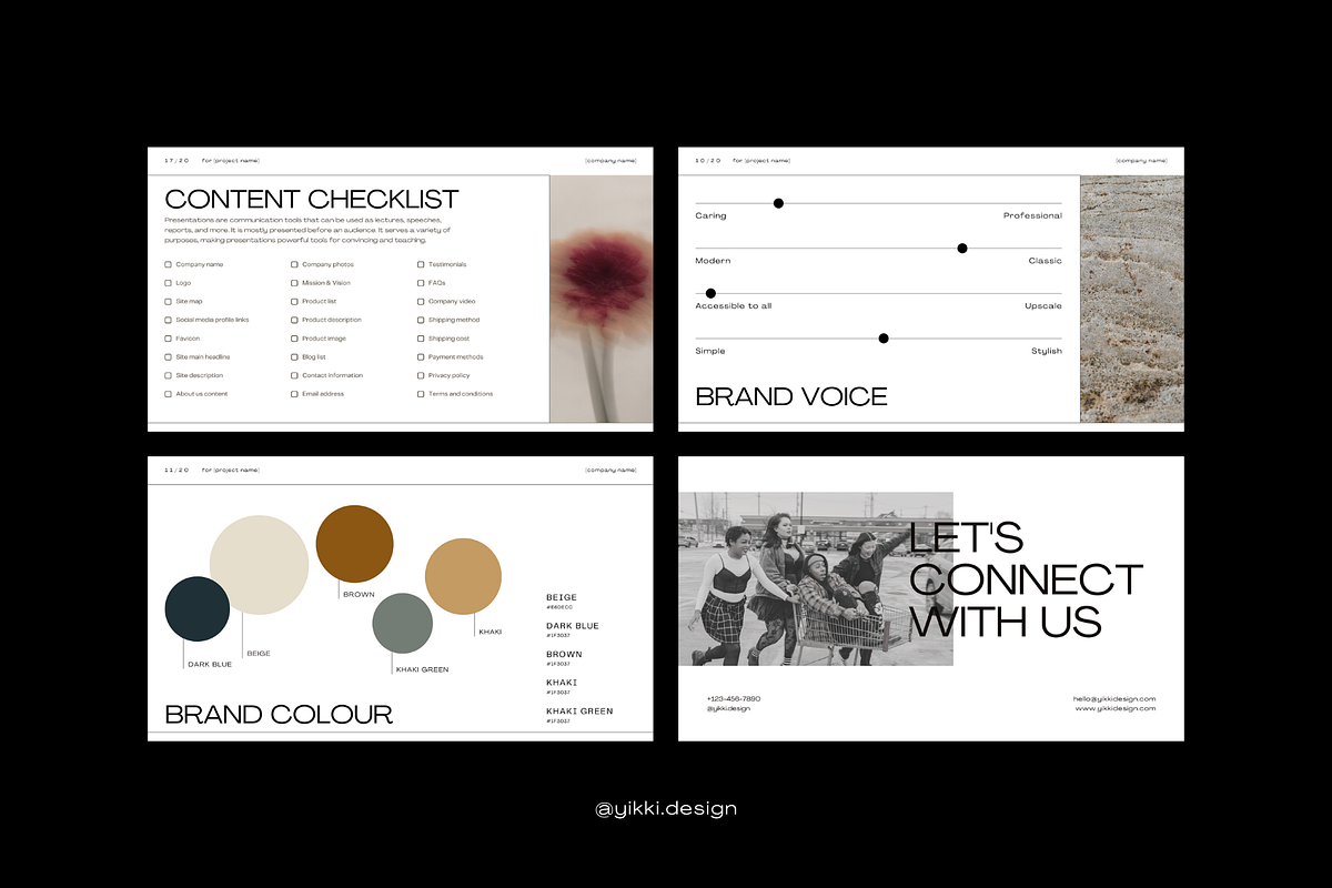 Client Welcome Kit Template | CANVA, a Presentation Template by Yikki ...