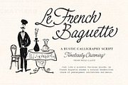 Le French Baguette Script