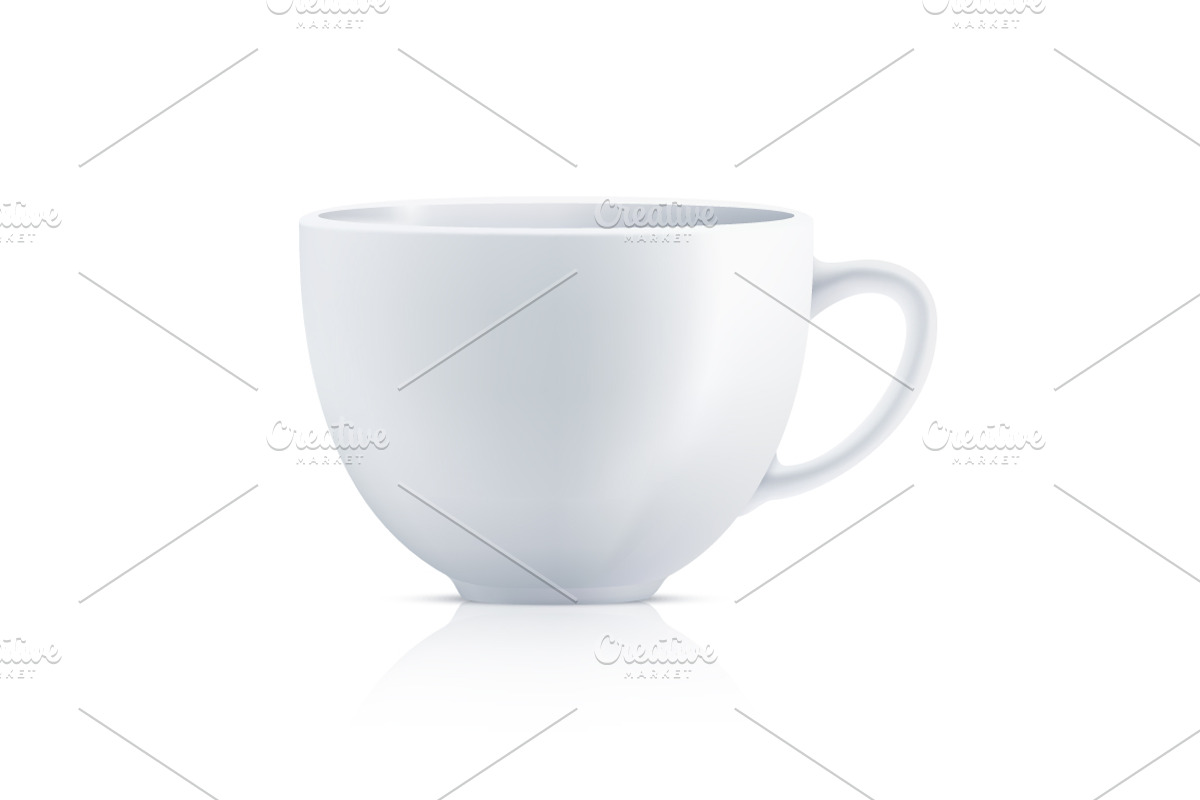 White teacup, an Object Graphic by Sayid