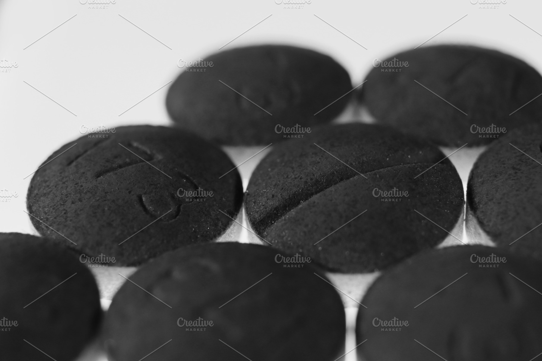 Black Medicine Tablets Handful, a Health & Medical Photo by Textures ...