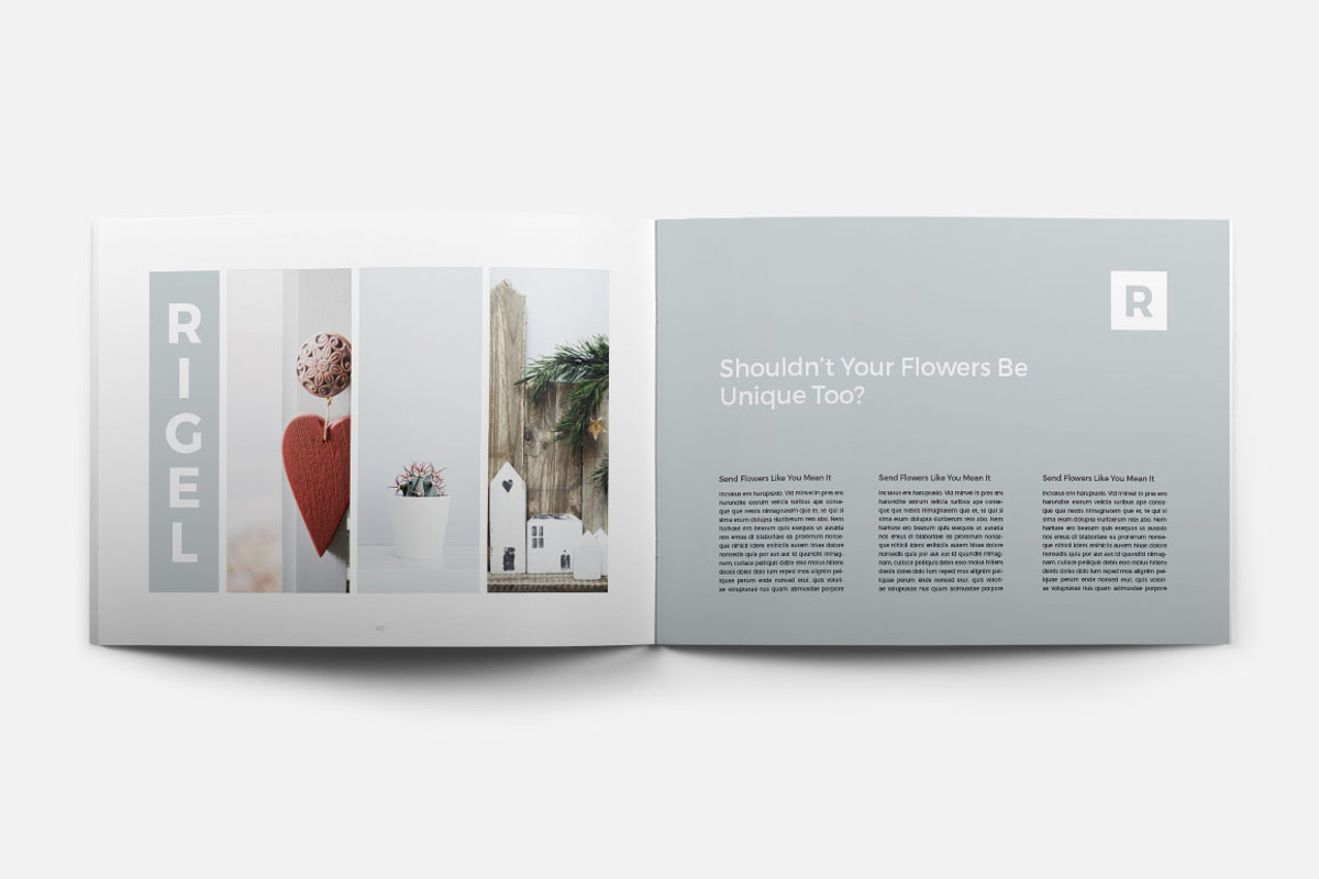 Rigel Brochure Template, a Brochure Template by SlideStation