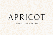 Apricot - Handlettered Serif Font, a Serif Font by Minna May Design