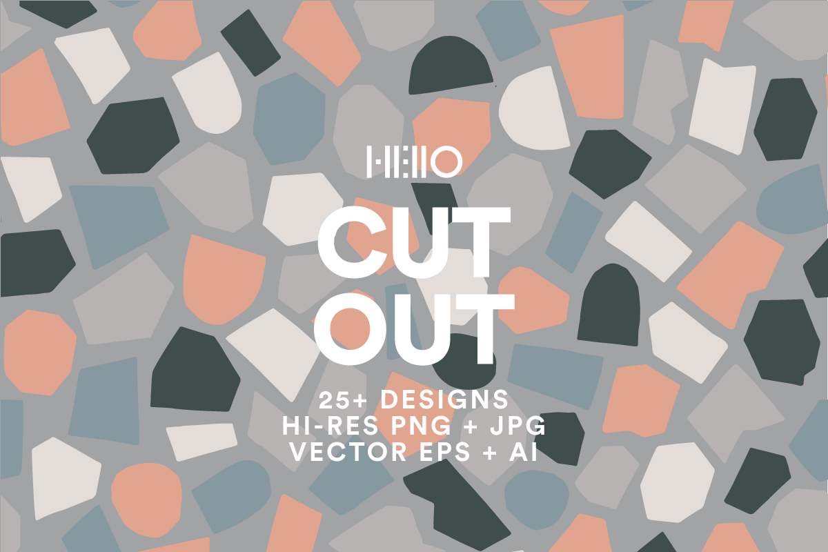 Cut Out Paper Patterns and Elements, a Pattern Graphic by Hello Mart