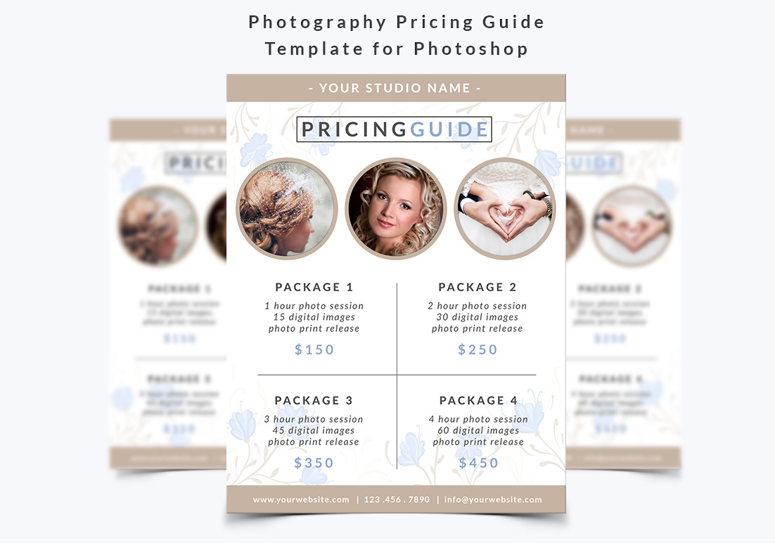 Photography Pricing Guide Template, a Templates & Theme by NM-Design-Studio