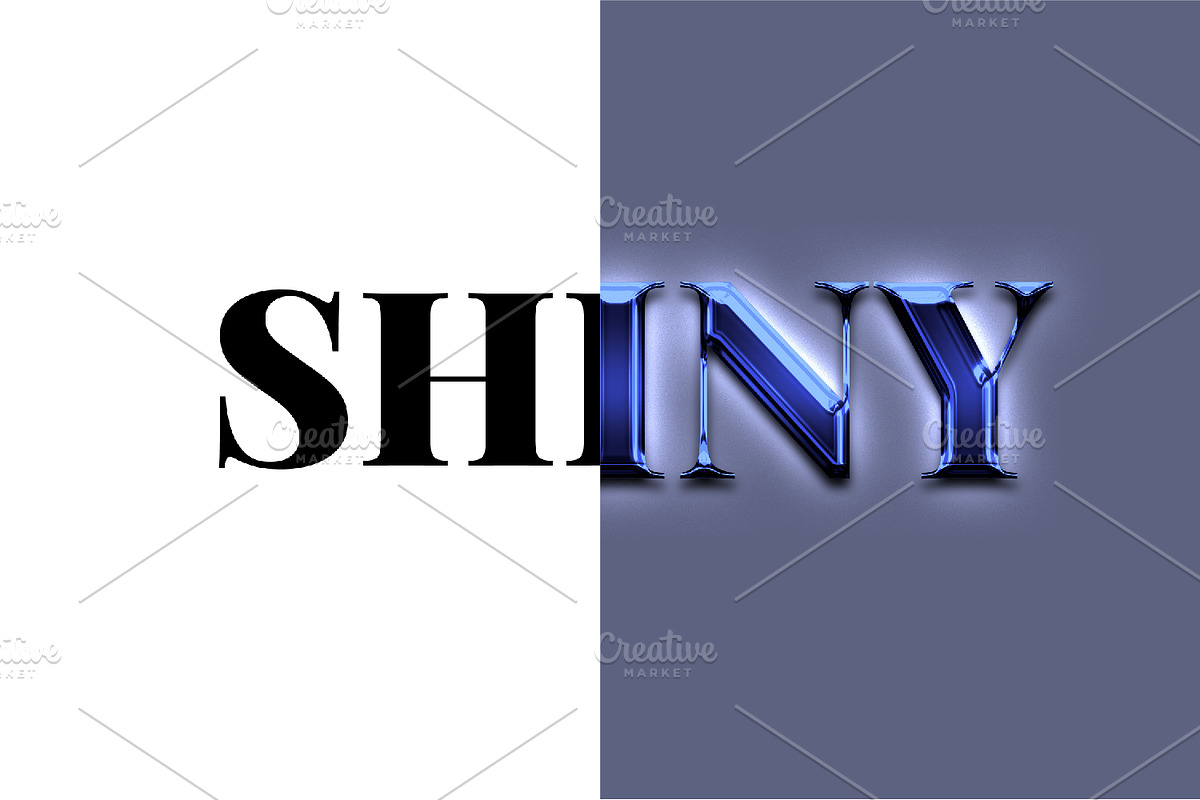 Chrome Text Effect, a Layer Style Add-On by alexdndz