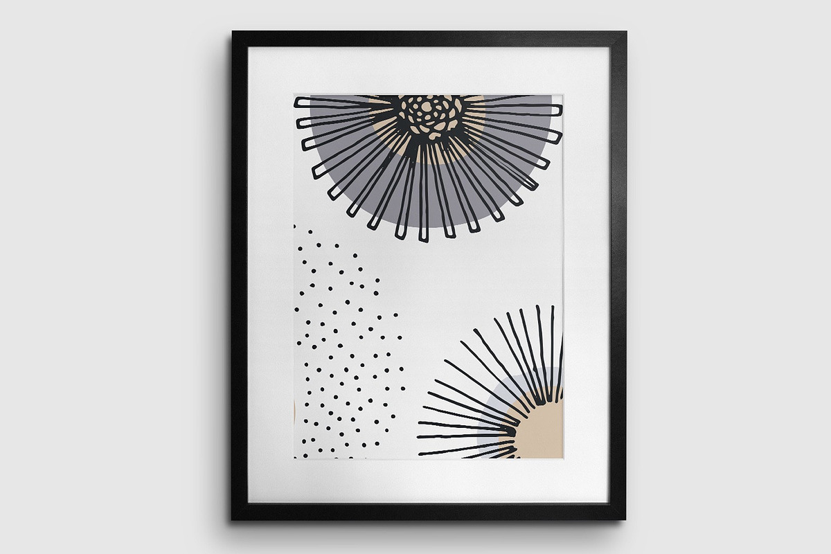 Abstract Flowers and Patterns, a Pattern Graphic by Medialoot ...