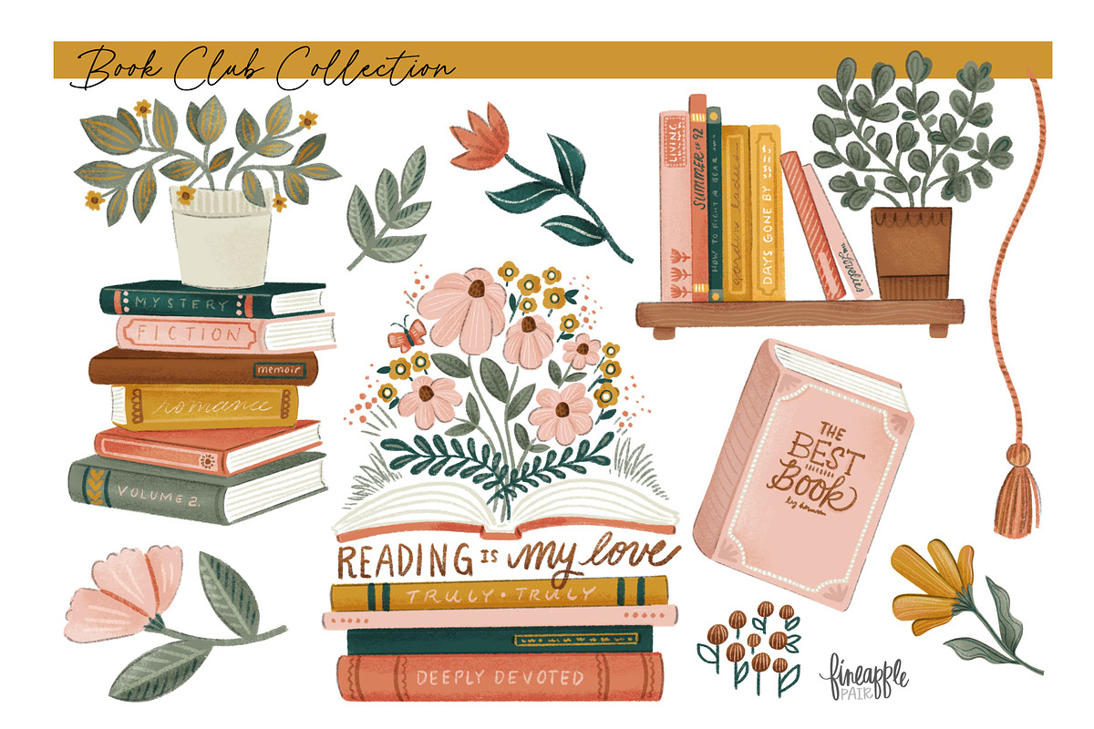 Book Club Graphics