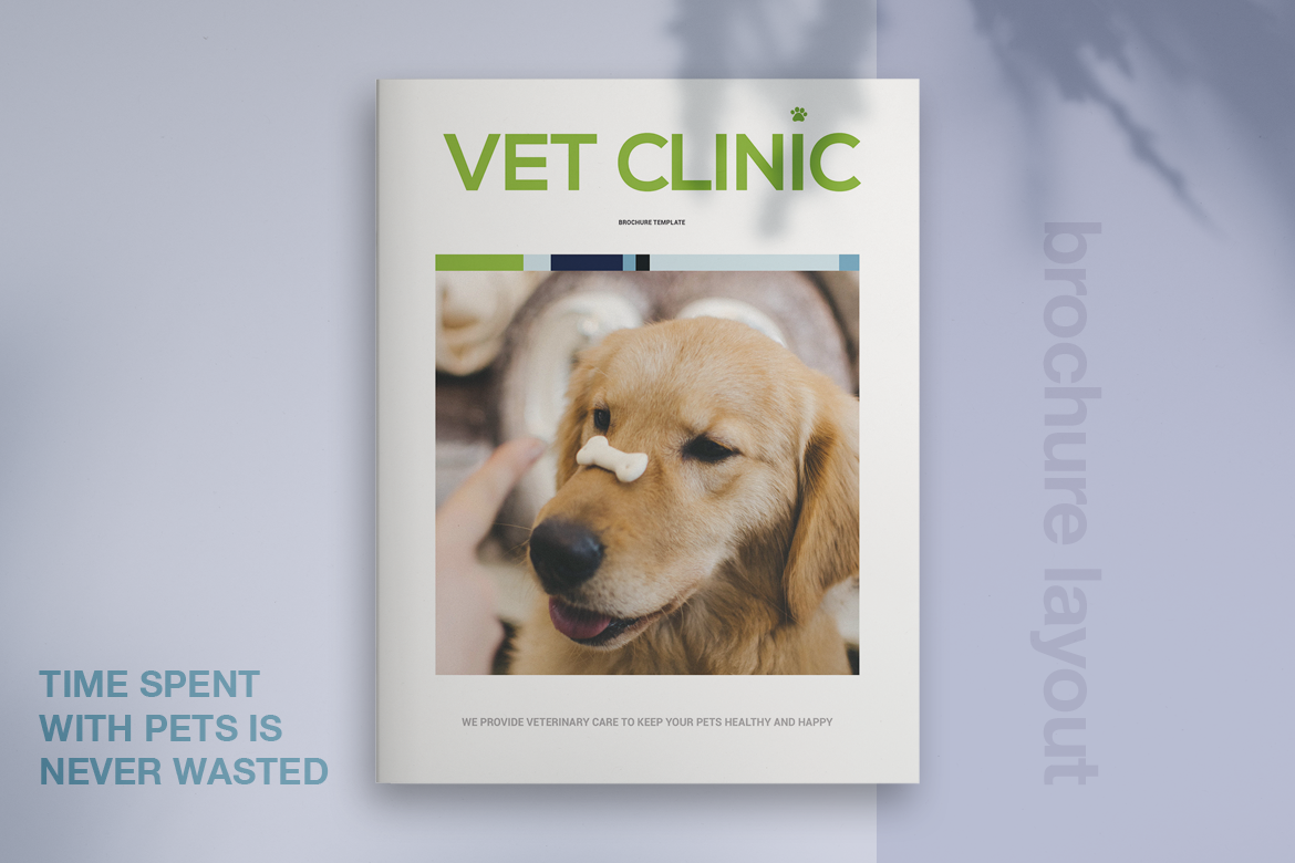 Veterinary Clinic Brochure, a Brochure Template by Boris Cupac
