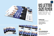 US Letter Size Flyer Mockup, an Advertising Mockup by Illusiongraphic