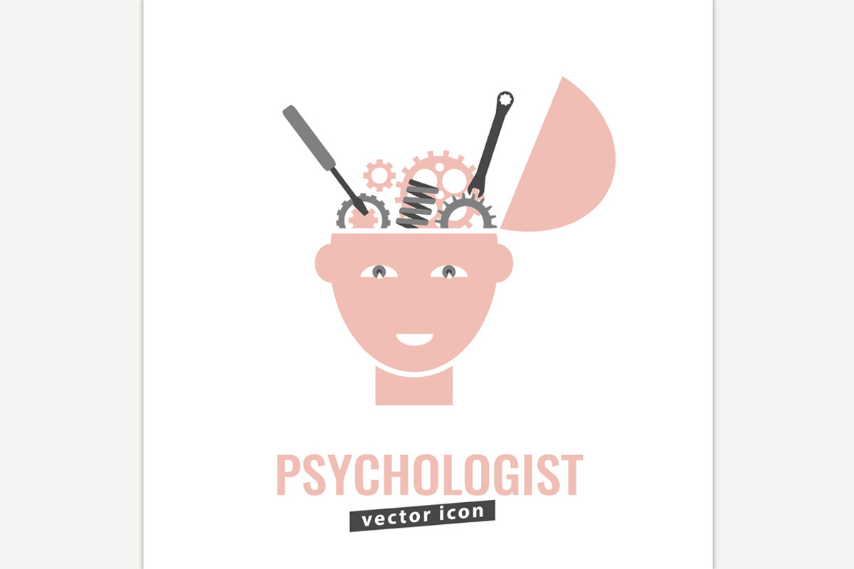 Psychologist vector icon, an Icon by Anna's Shop