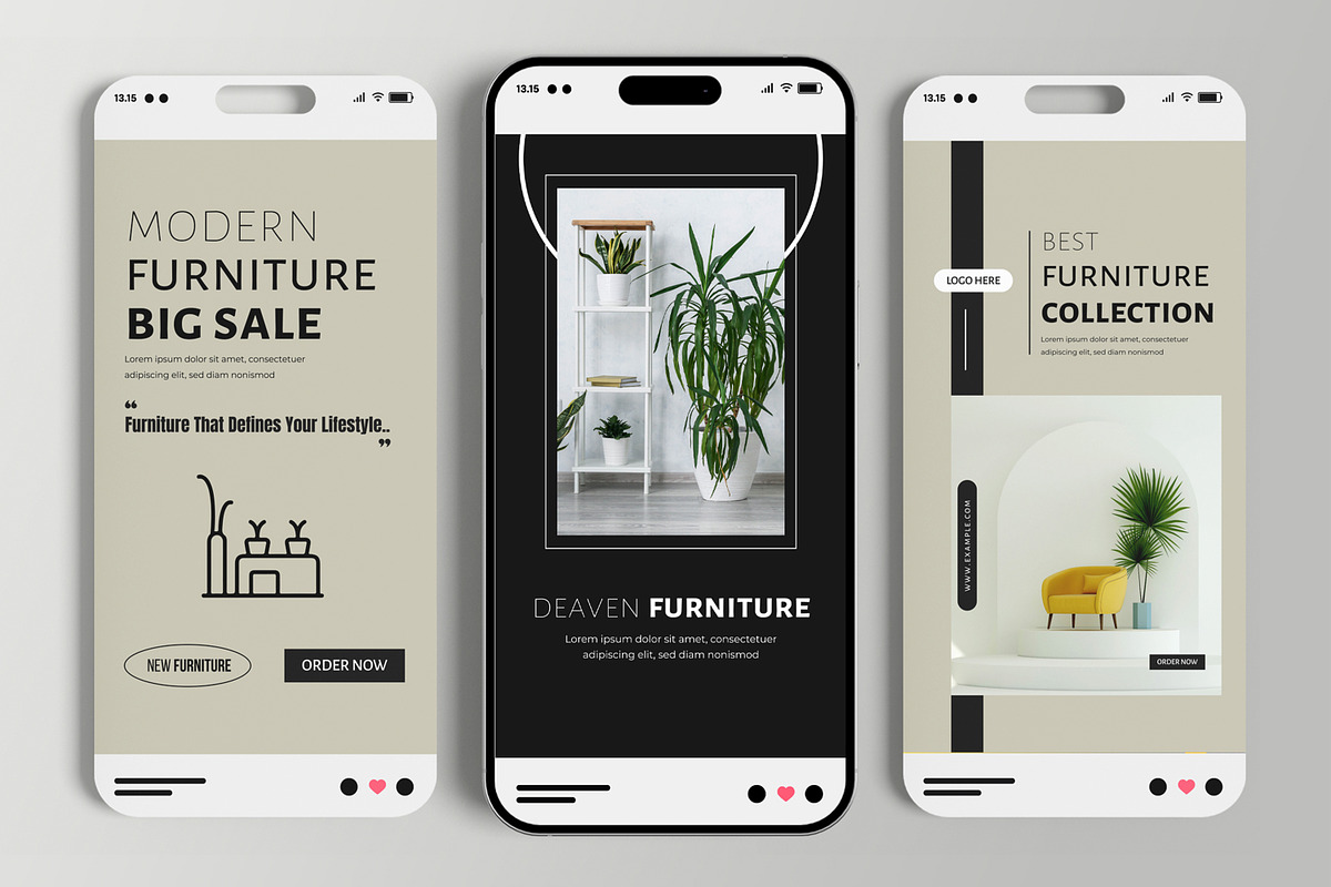 Modern Furniture Social Media Story