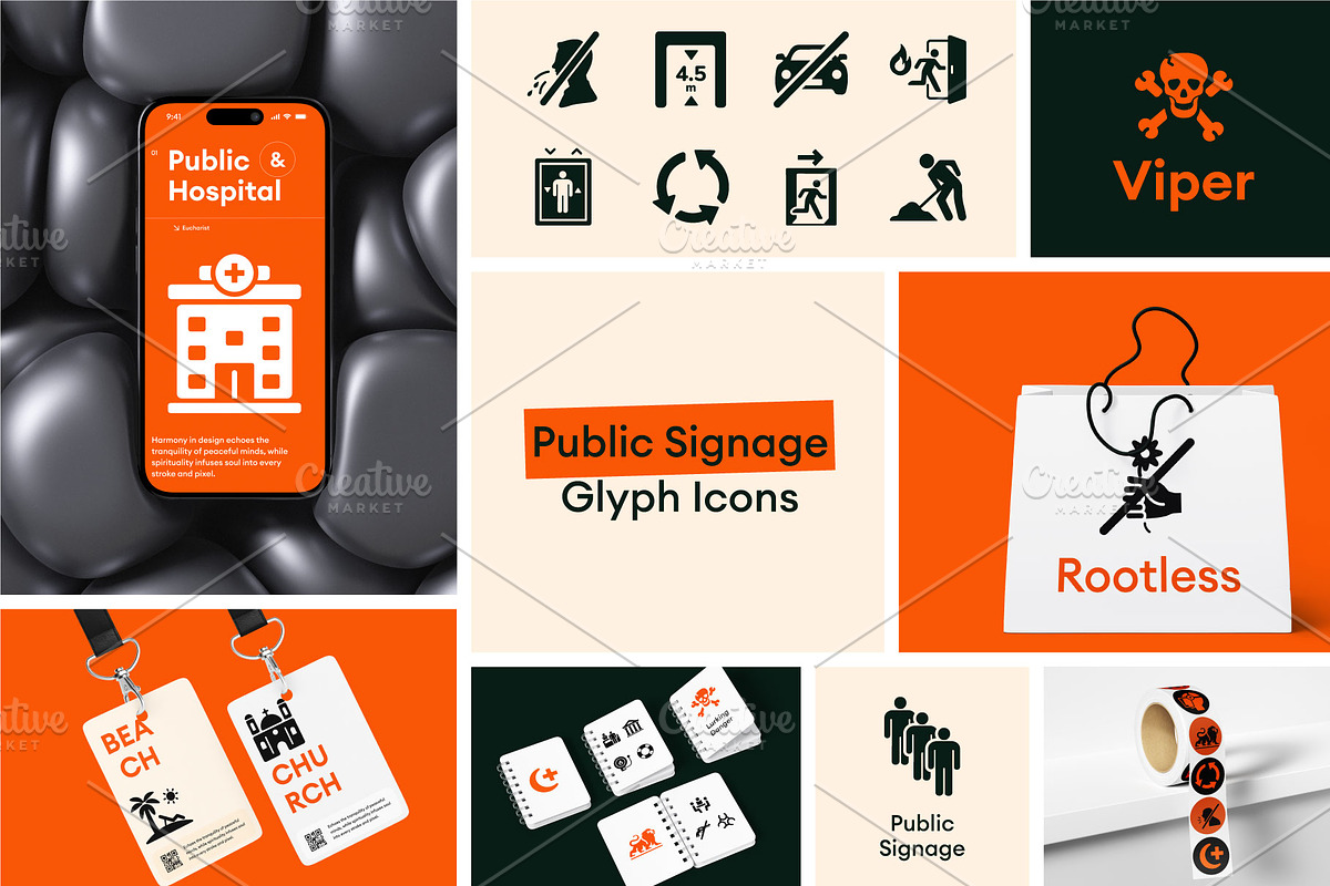 Public Signage Icons