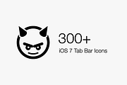300+ iOS 7 Tab Bar Icons | IconBeast, an Icon by thebeast