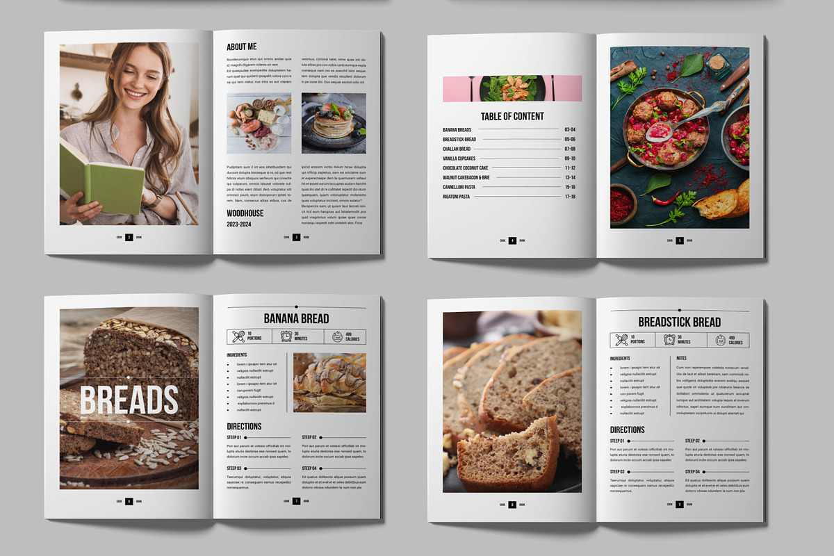 Cook Book Design Template
