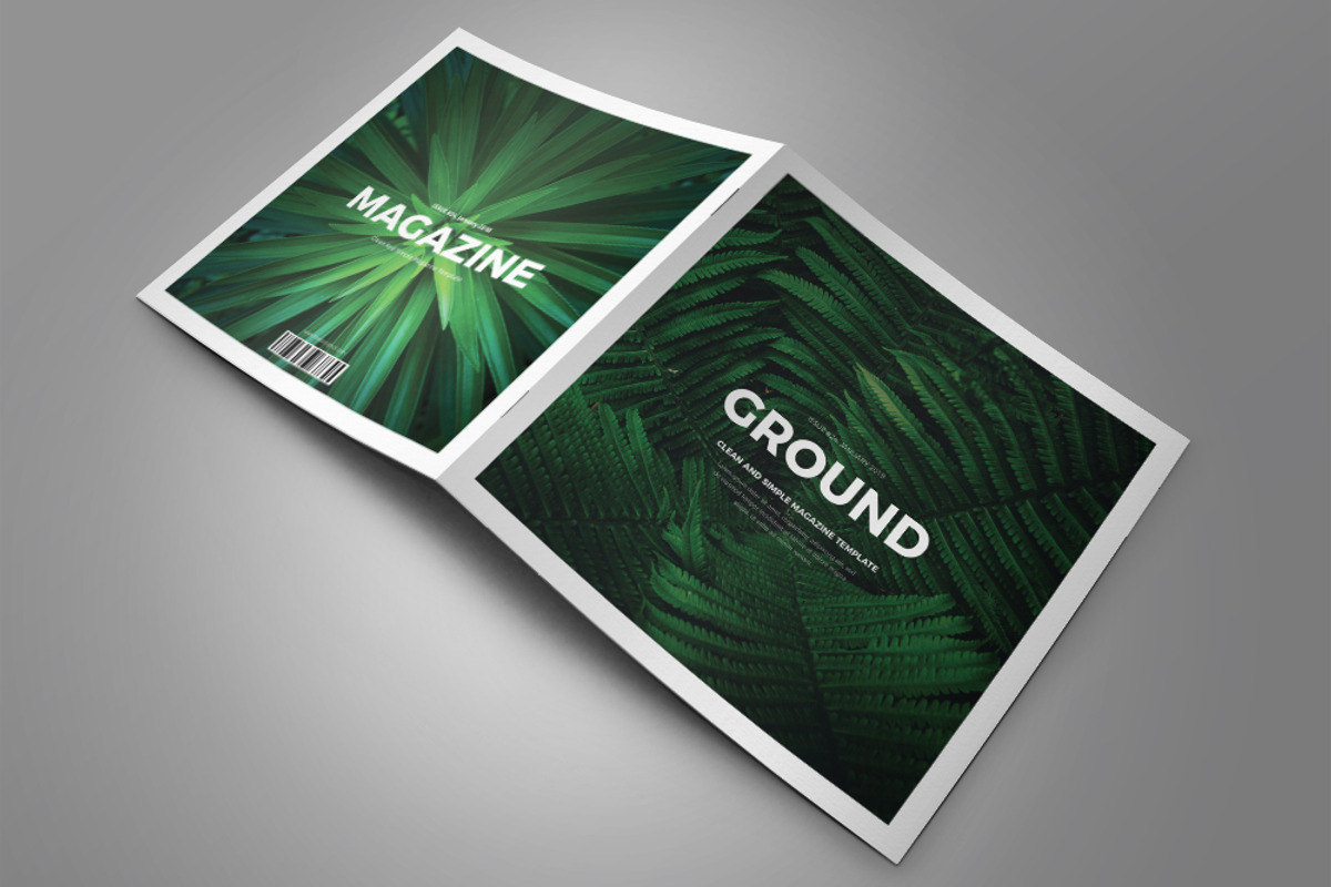 Square Magazine Template, a Magazine Template by MA-KING_ART