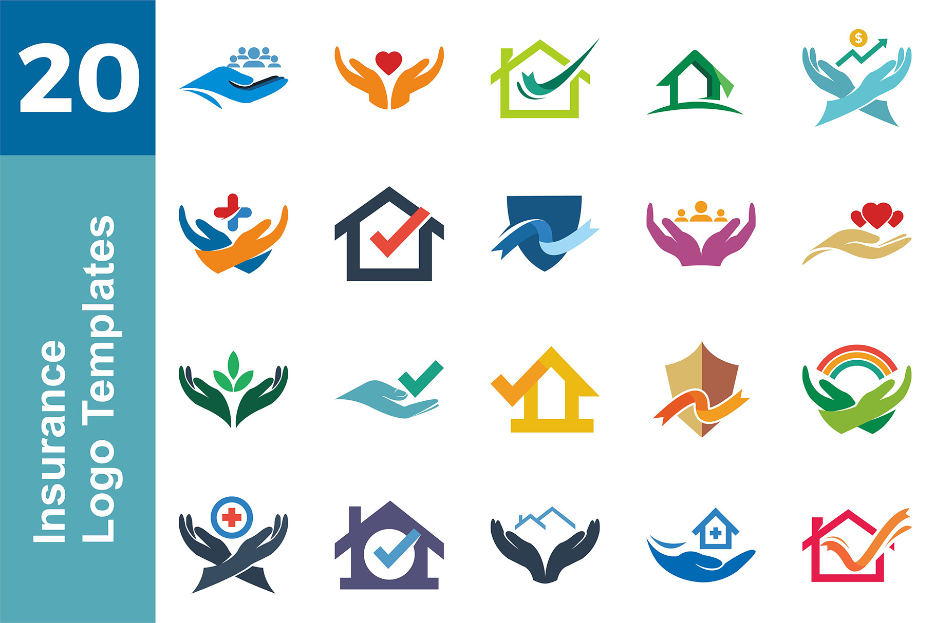 20 Logo Insurance Templates Bundle, a Branding & Logo Template by ...
