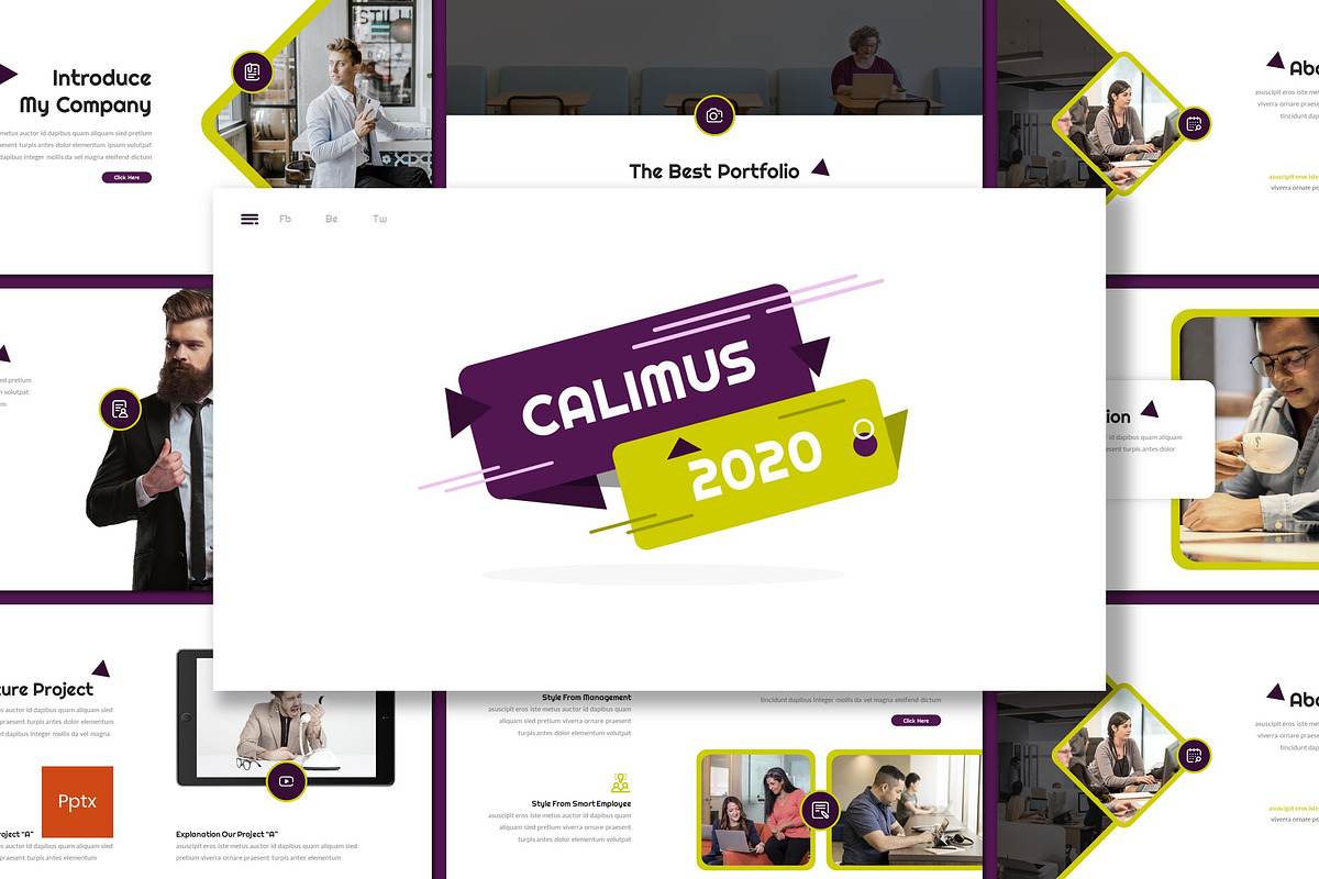 Calimus - Powerpoint Template, a Presentation Template by inspirasign