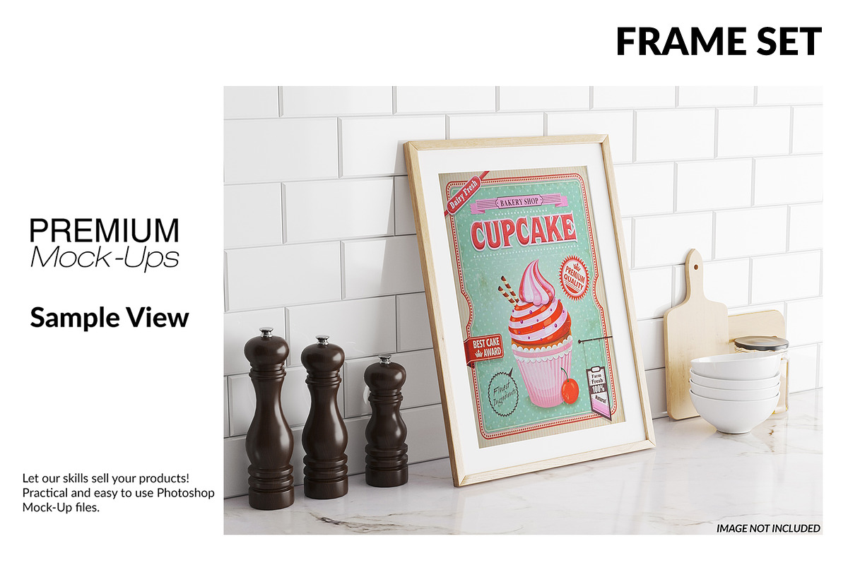 3 Shapes of Frame Mockups, a Product Mockup by mock-ups