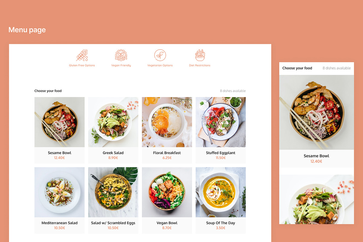 Restaurant Figma UI Template