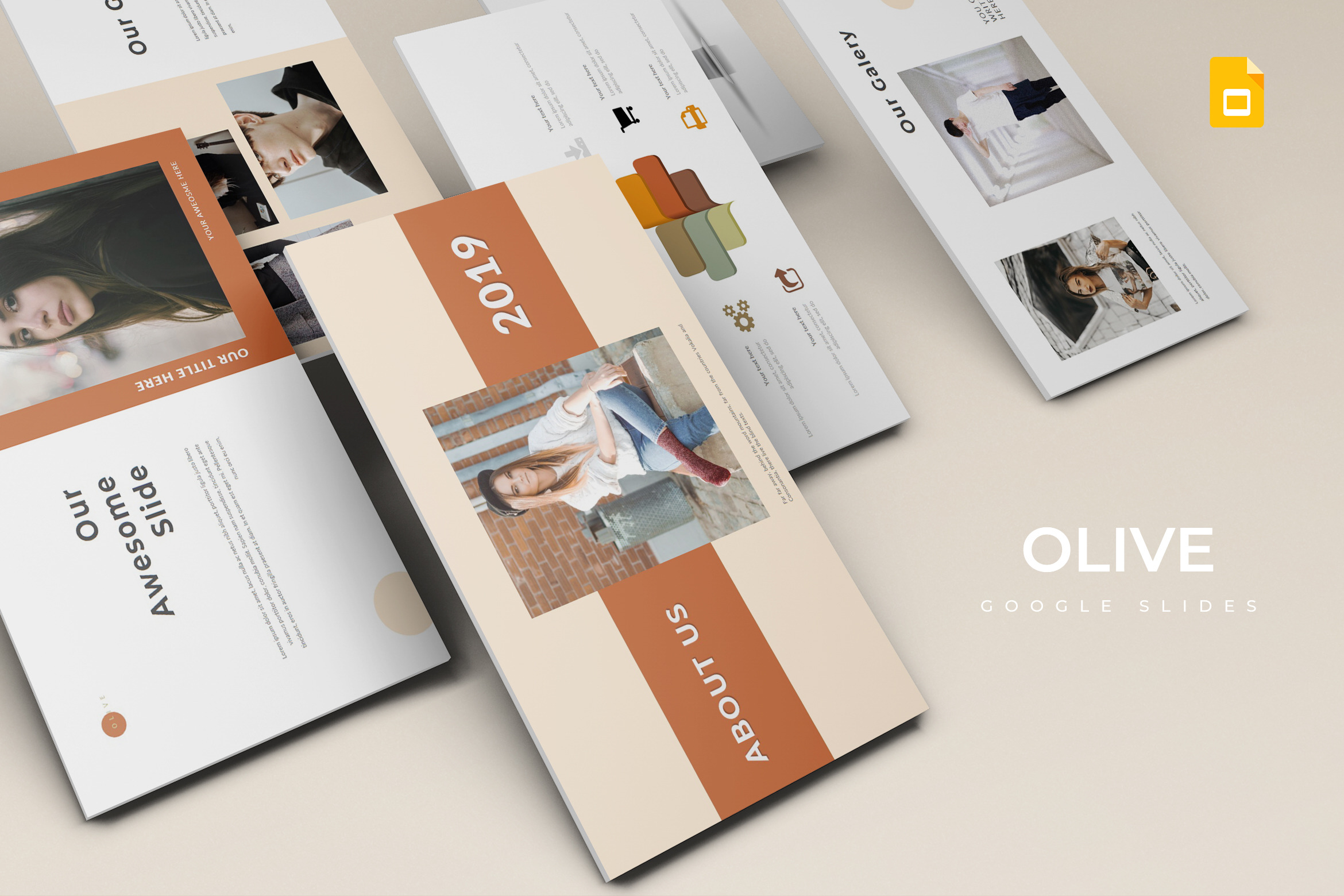 Olive - Google Slide Template, a Presentation Template by AQR Studio ...