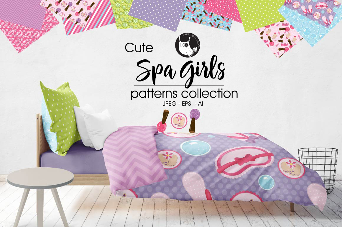 SPA GIRLS Pattern collection, a Pattern Graphic by PrettyPatterns