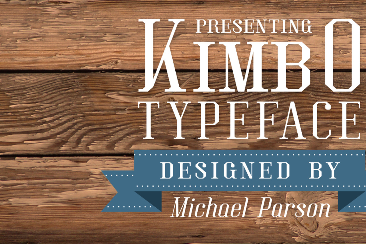 Kimbo, a Slab Serif Font by Typogama
