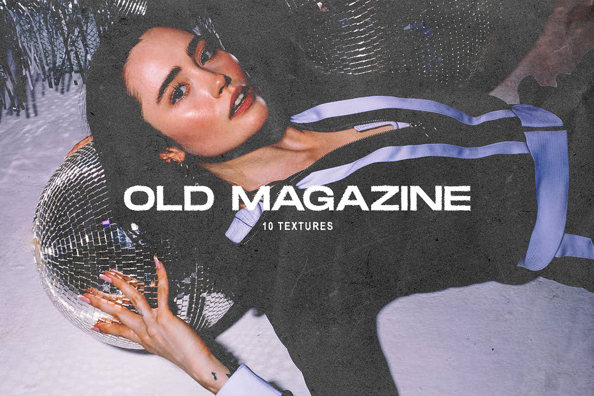 Old Magazine Offset Overlay Textures, a Texture Graphic by Goodies.Buro