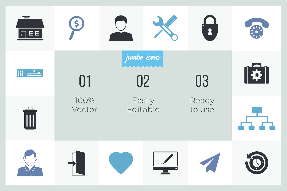 User Interface Glyph Icons V2