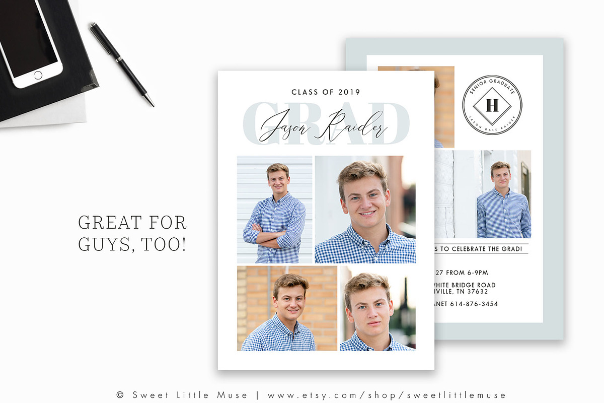 Senior Graduation Party Invitation, an Invitation Template by Sweet ...