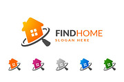 Real estate logo,find home,search v1 | Branding & Logo Templates ...