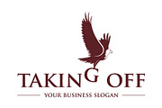 Eagle Takeoff Logo Design | Branding & Logo Templates ~ Creative Market
