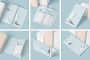 Long Rectangle book Mockups, a Product Mockup by DesignNeutrons