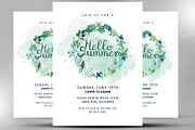 Hello Summer Invitation | Invitation Templates ~ Creative Market