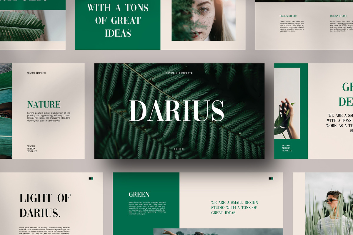 Darius Powerpoint Template, a Presentation Template by Yo Slide