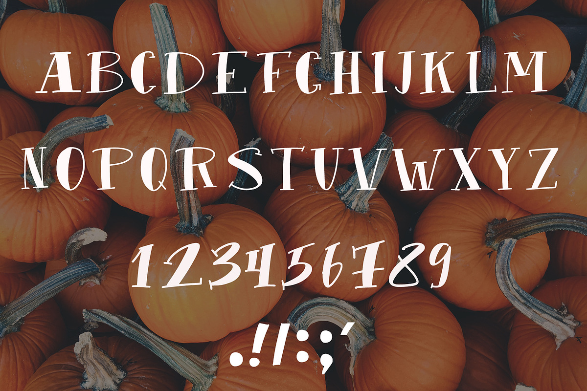 Halloween font, a Script Font by ohmycalligraphy