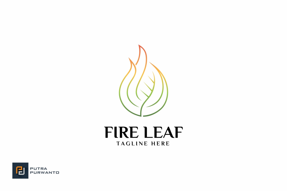 Fire Leaf - Logo Template, a Branding & Logo Template by putra_purwanto