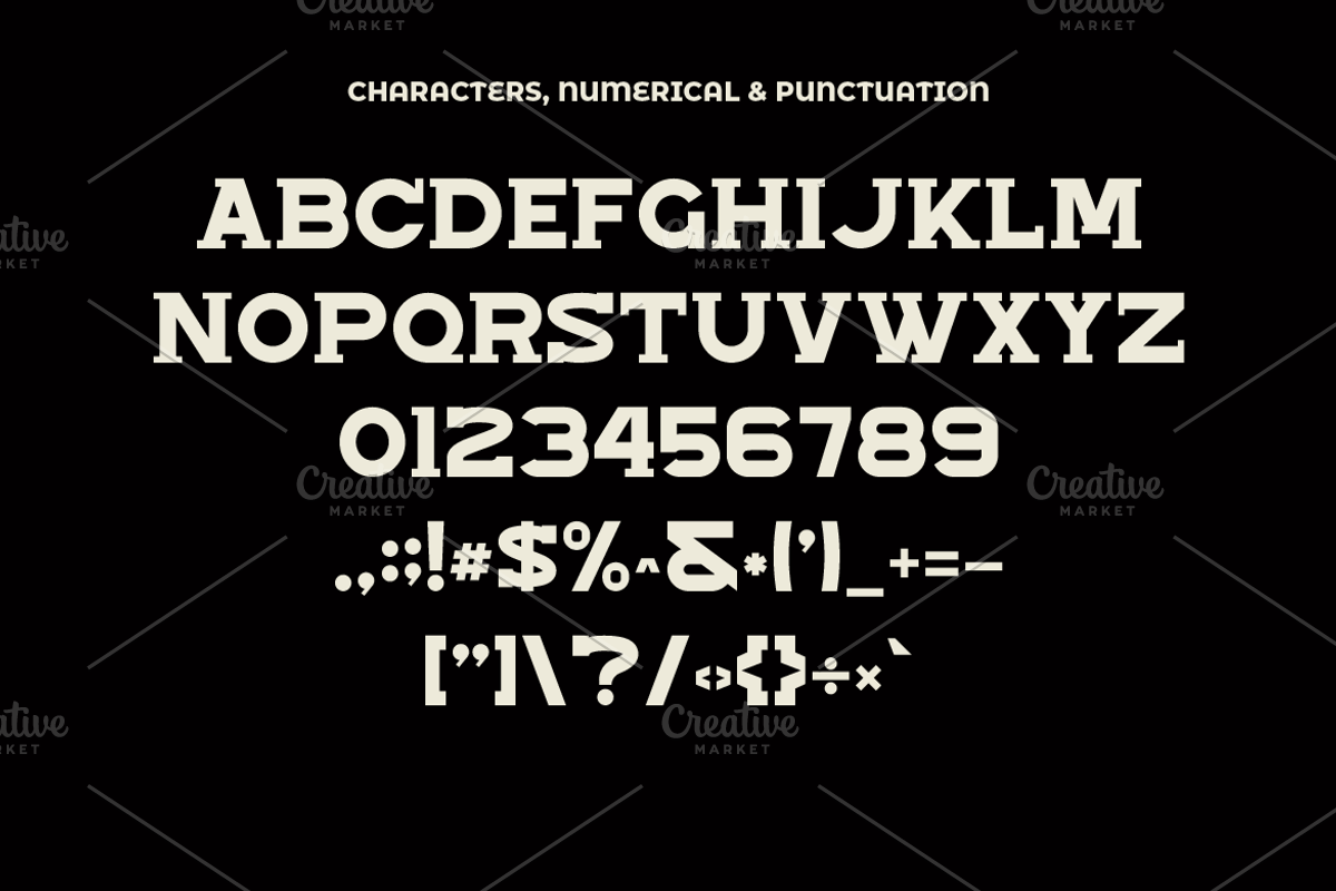 Rowen Bold Slab Font | Creative Market