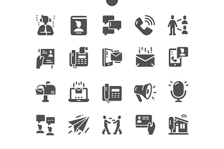 Communication Icons, a Solid Icon by Palau