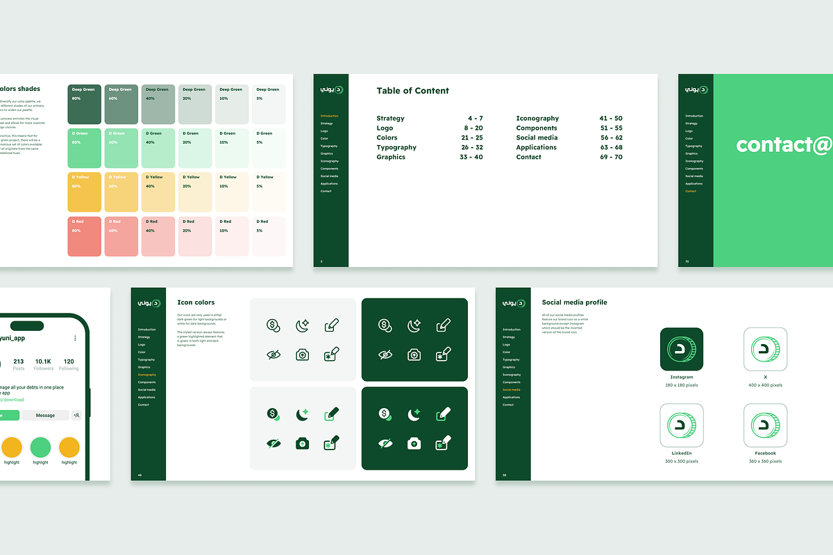 App Brand Guidelines Template, a Branding & Logo Template by Hamdi ...