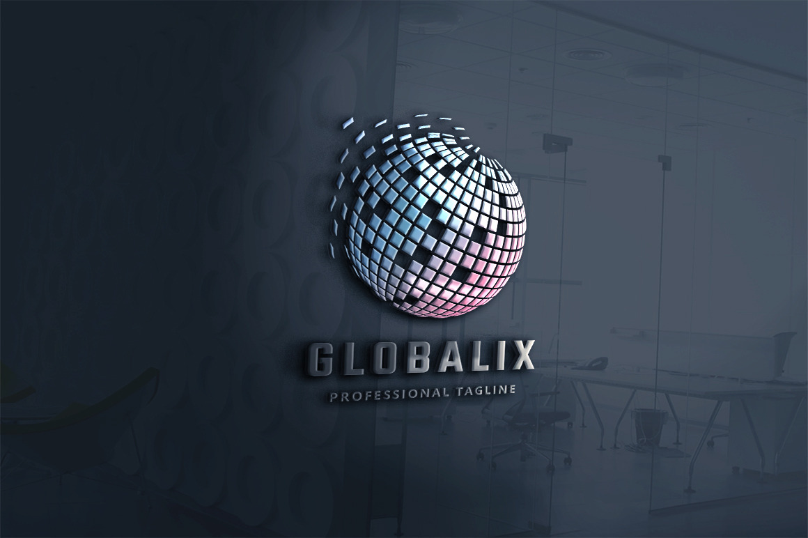 Globalix Logo, a Branding & Logo Template by Design_Planet