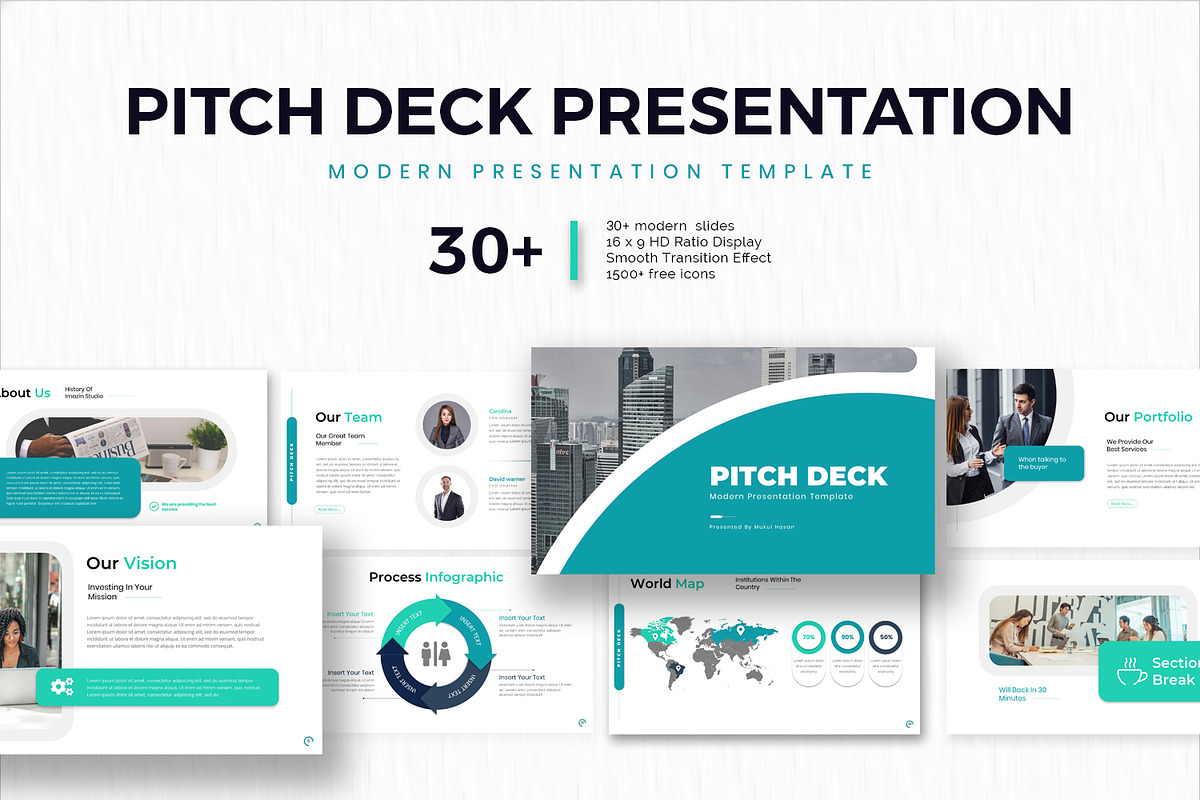 Best Modern Pitch Deck Presentation