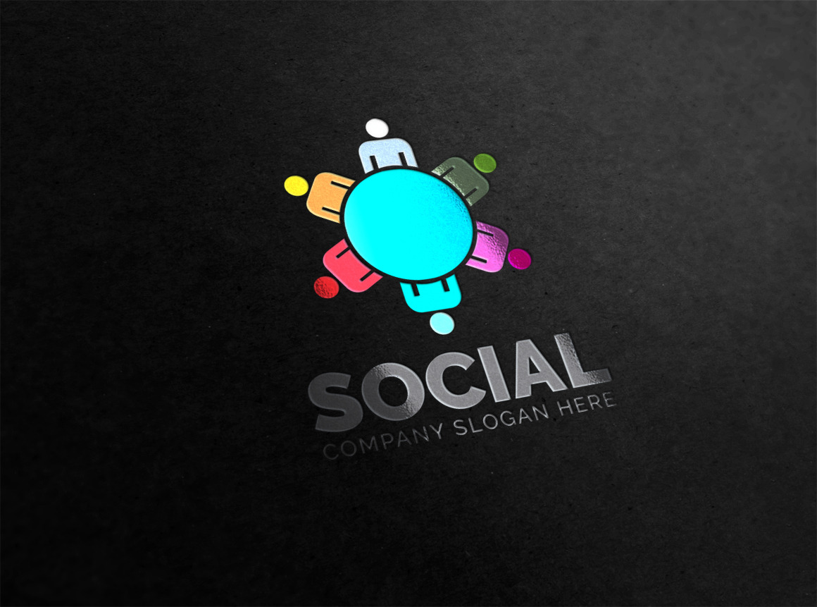 Social Logo, a Branding & Logo Template by essegraphic | Creative Market