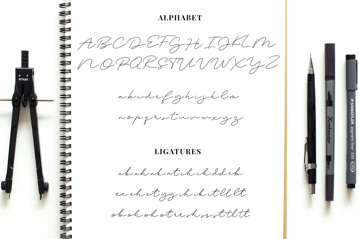 Unforgiven handlettered script, a Script Font by Quothron