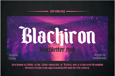 BANDIDOS, a Blackletter Font by jakejarkor