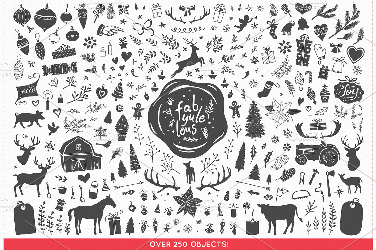 Christmas Mega Pack, a Decorative Illustration by Mera Pixels ...