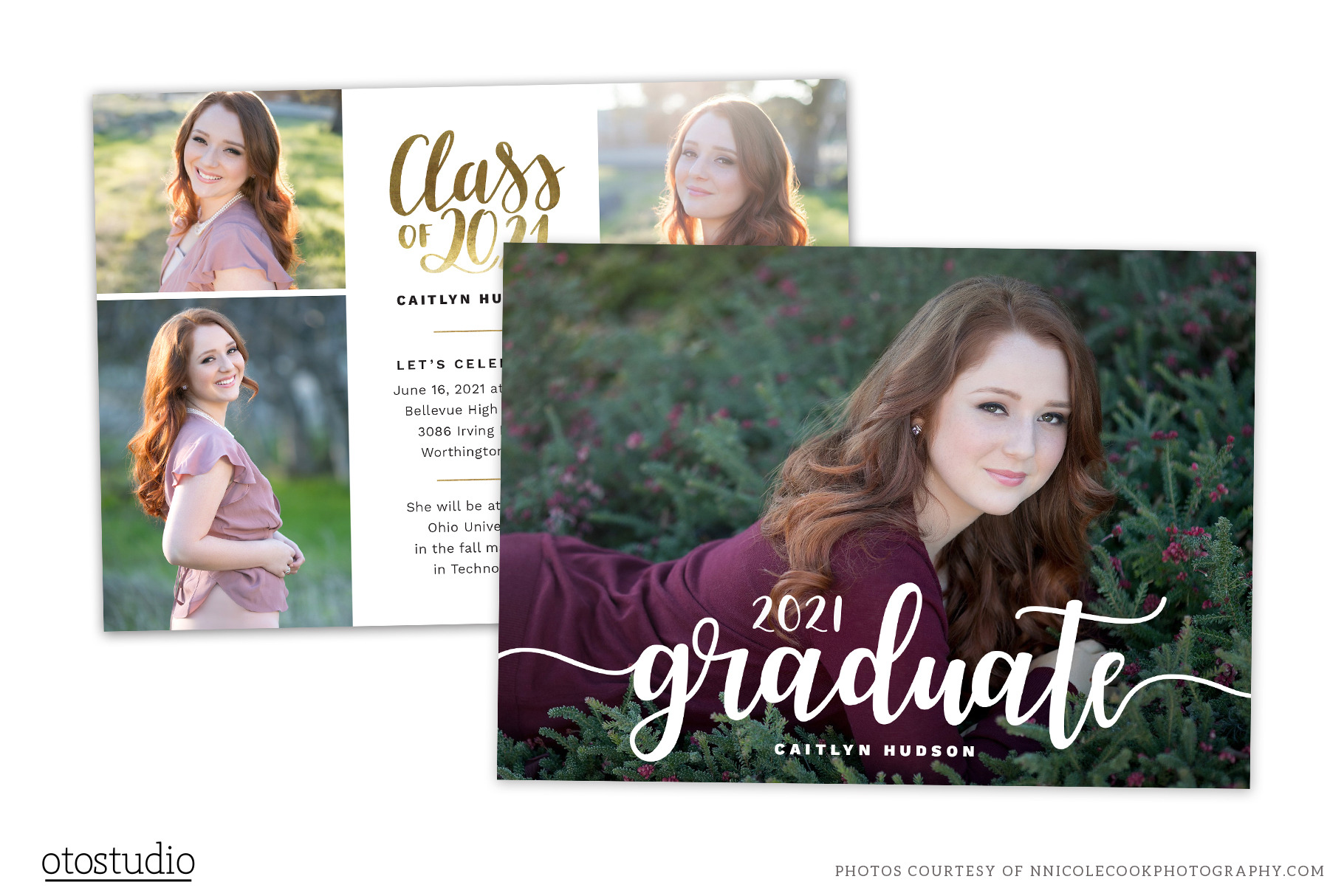 Graduation Card Template 2021 Senior, a Card Template by OtoStudio