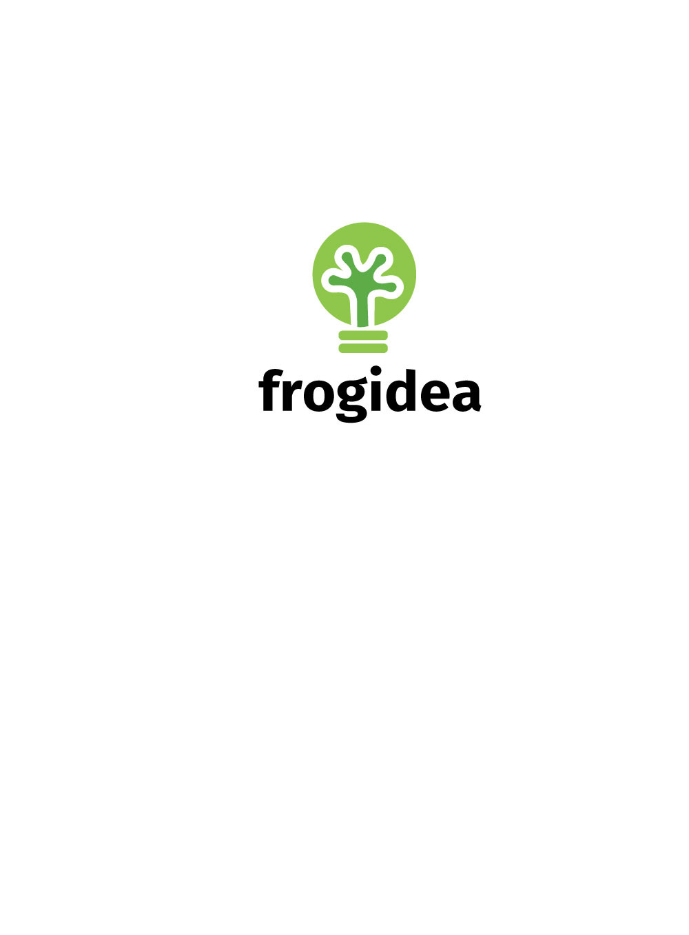 idea frog logo, a Branding & Logo Template by Mariyana